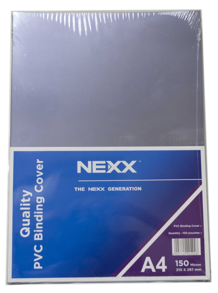 Nexx Binding Covers Pvc A4 150mic Clear 100's - Products Supplied By ...