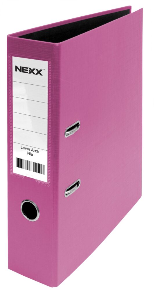 Nexx File Lever Arch A4 Pp 70mm Pink - Products Supplied By - Interstat ...